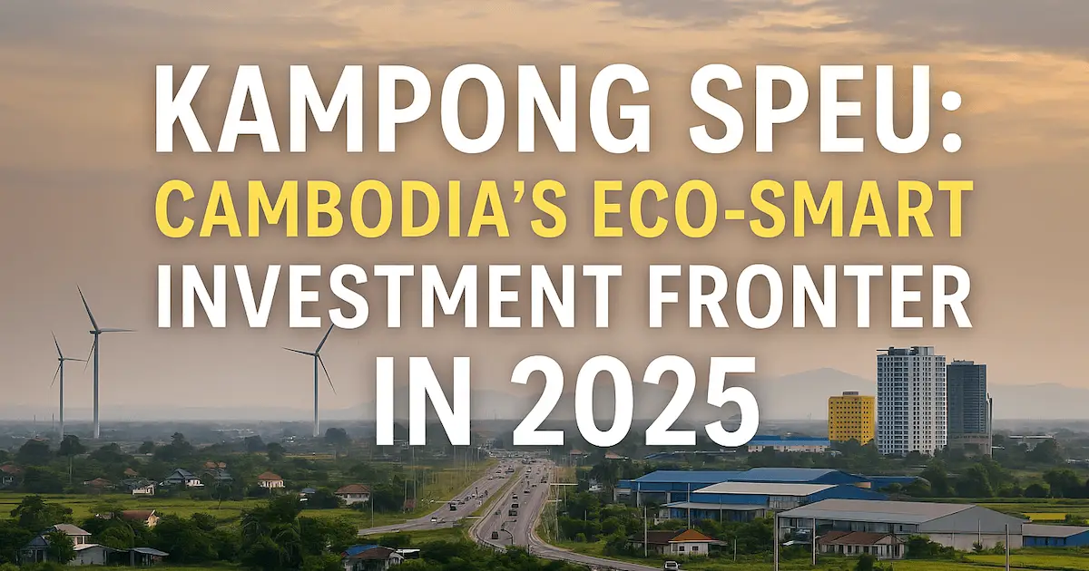 Cambodia's Logistics Boom: A Secure Gateway for First-Time Industrial Investors - Vichetr Uon